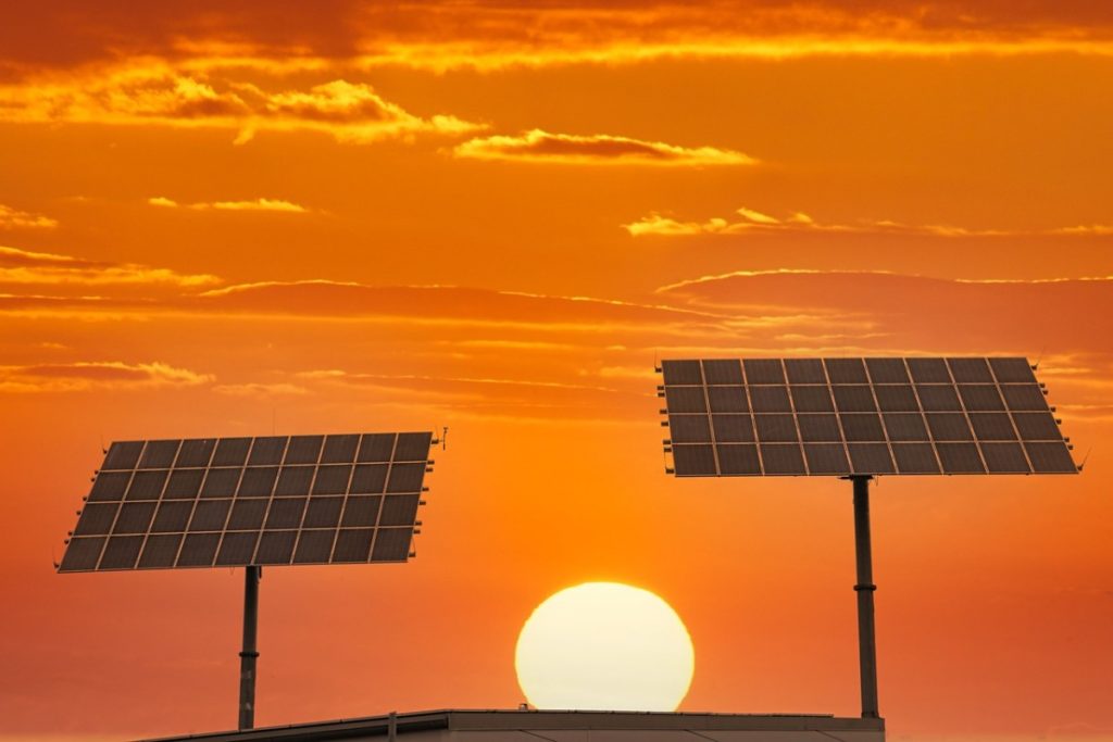 How is solar energy converted into electricity